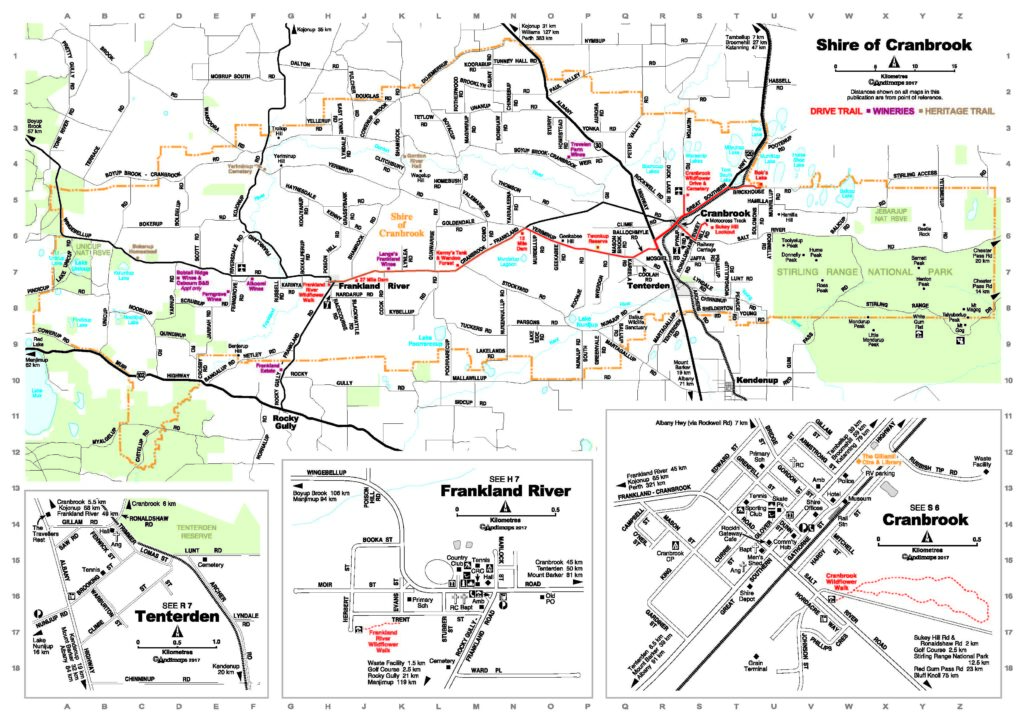 Area Map | Shire of Cranbrook